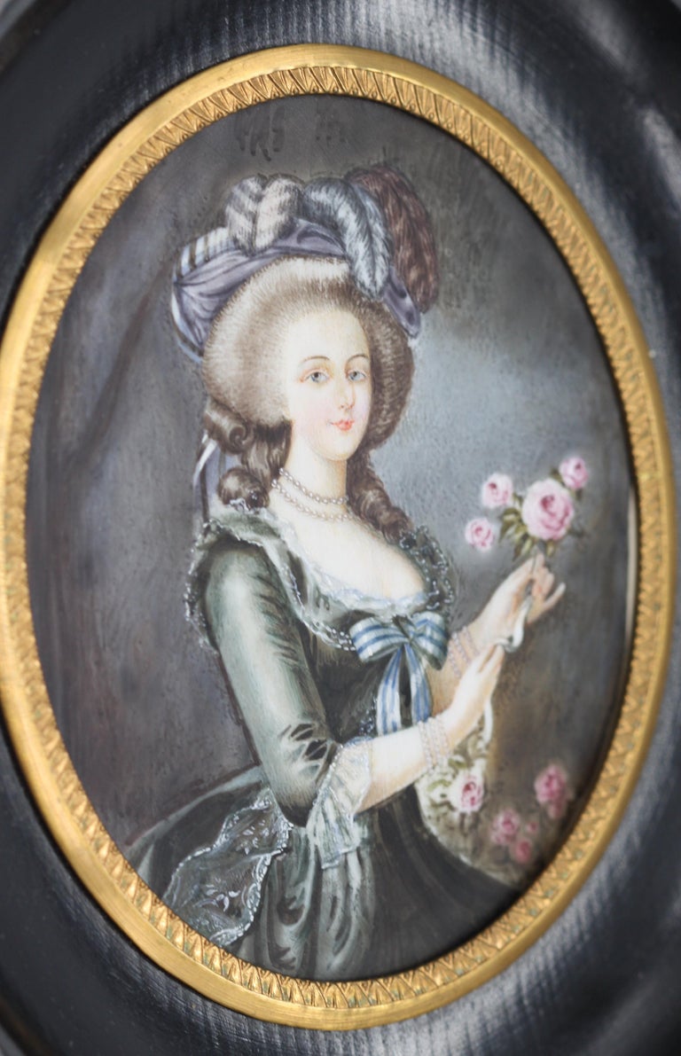 Miniature Painting European, Circa 1900 For Sale at 1stDibs