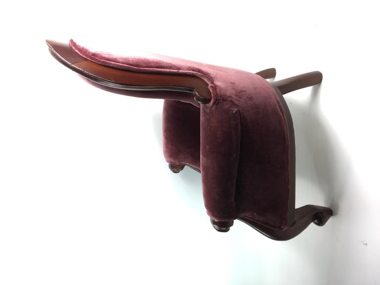 Miniature Queen Anne Armed Portrait Chair for Doll, Small Child or ...