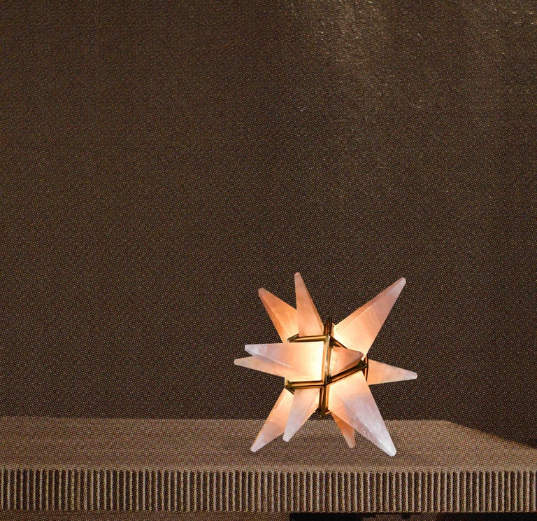 STAR14 Miniature Star Rock Crystal Table Light by Phoenix For Sale at ...