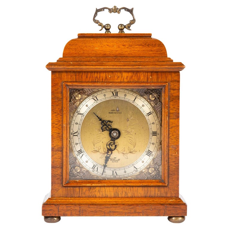 Miniature Walnut Bracket Clock by F.W. Elliott at 1stDibs | how to date ...