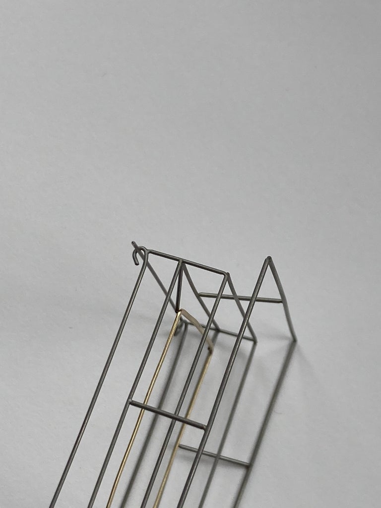 Minimal Frame Brooch For Sale at 1stDibs