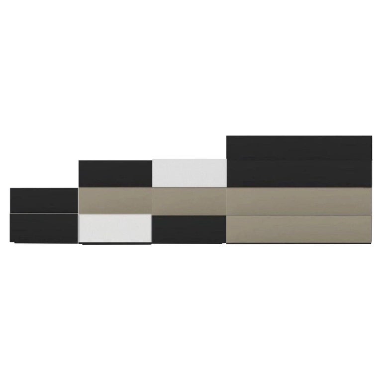Minimal Italian Modern Brix Modular Stacking Drawer System Chest Of ...