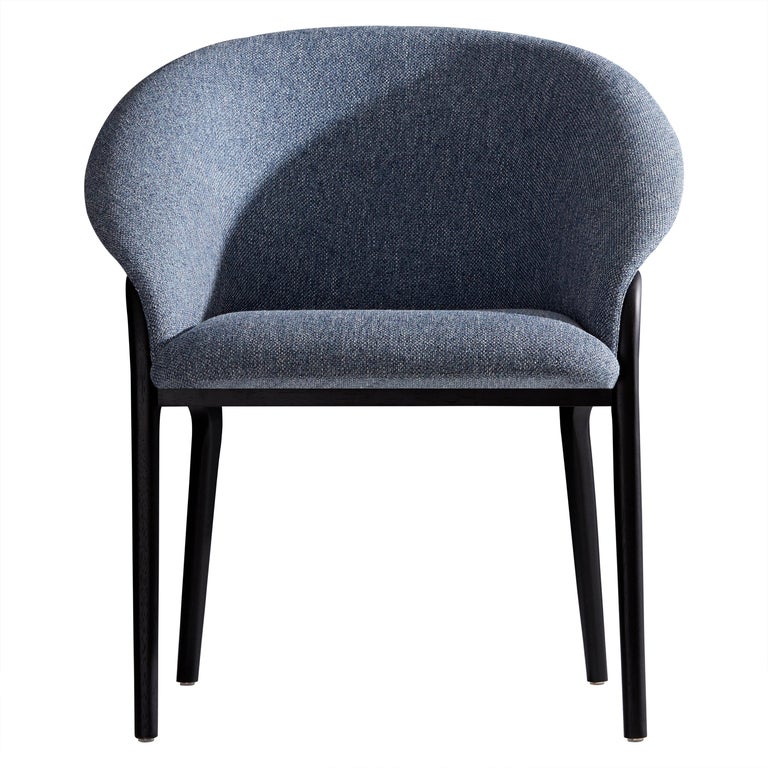 Minimal Organic Chair in Solid Wood, Upholstered Seating For Sale at ...