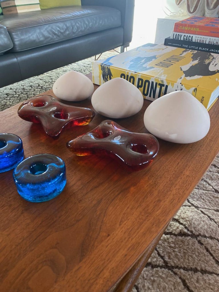 Minimalist Abstract Cocoon Shaped Ceramic Sculptures by Artist Judith ...