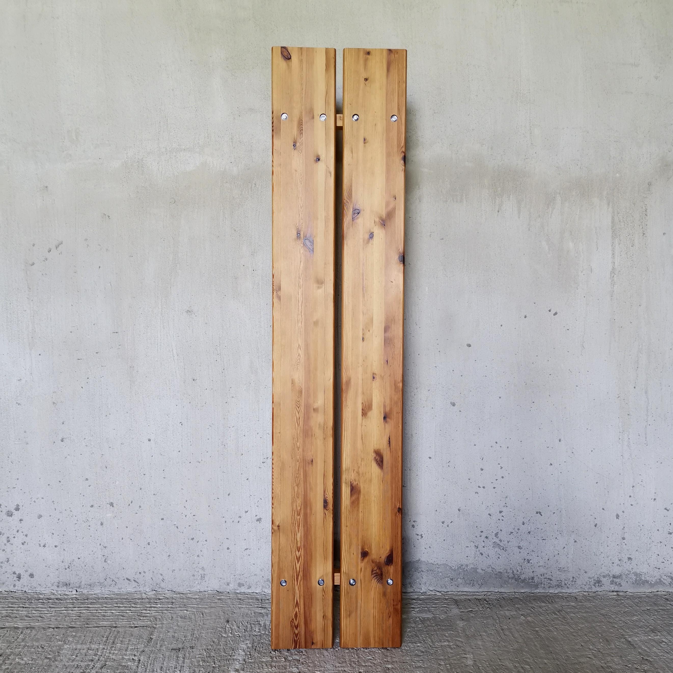 Minimalist bench in solid Oregon pine. Design Friis and Moltke Denmark ...