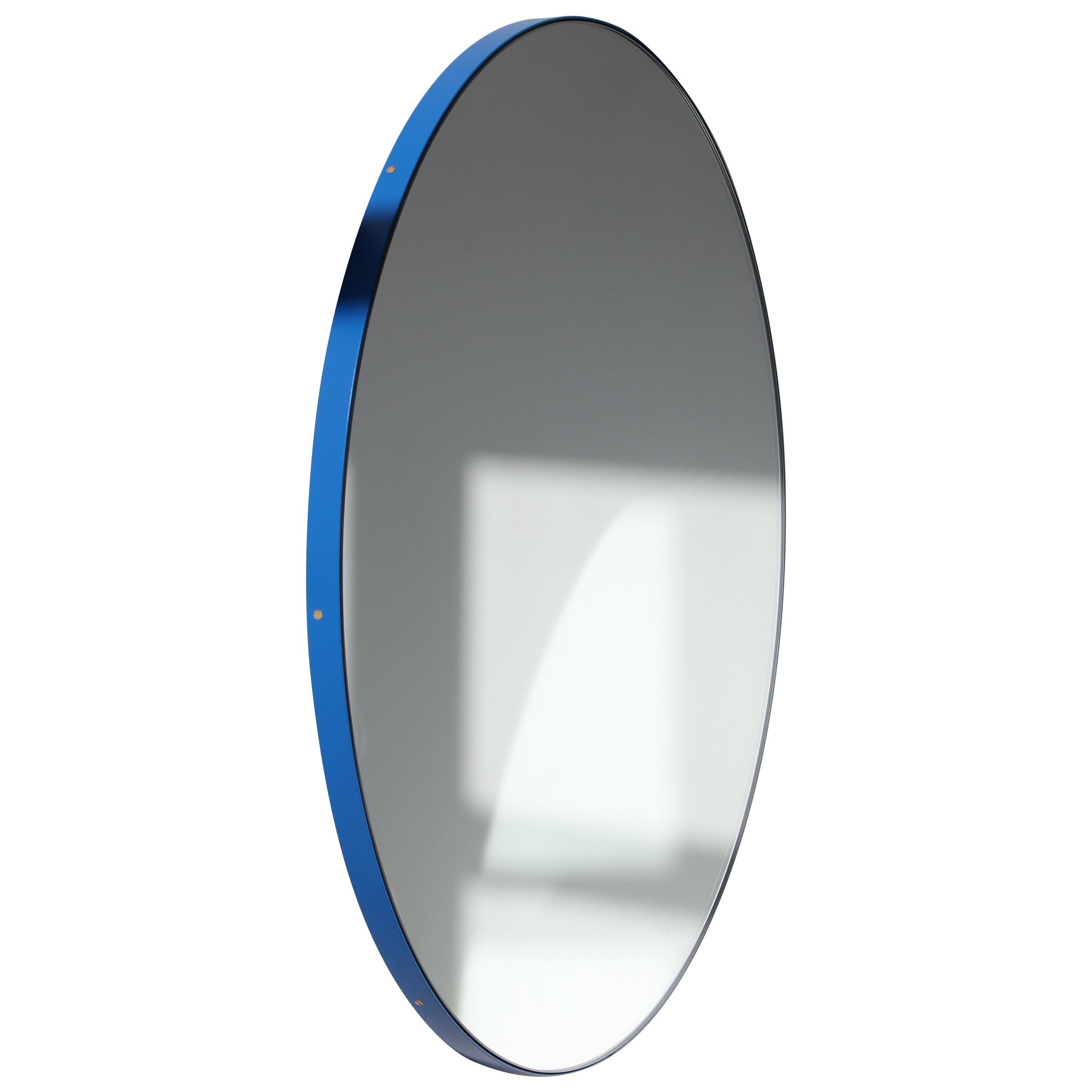 Six-Strand Round Small 21" Decorative Porthole Rattan Mirror For Sale ...