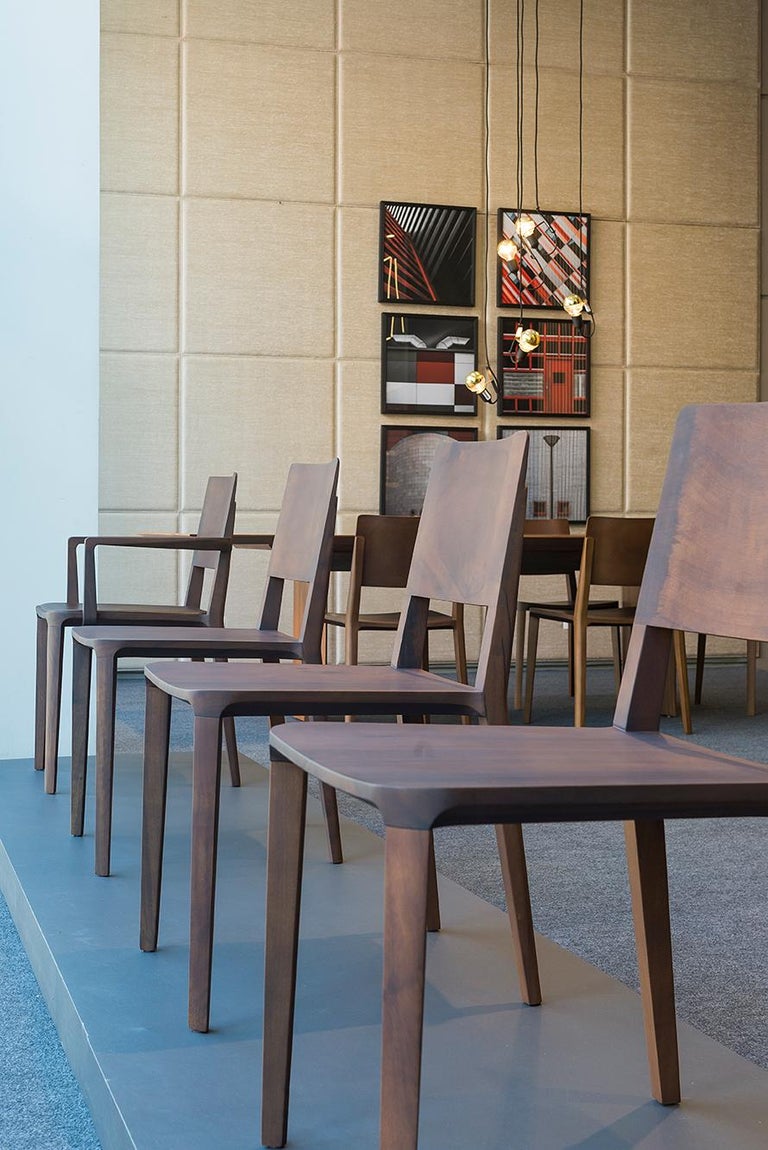 Minimalist Chair in Black Imbuia Hardwood Limited Edition For Sale at ...