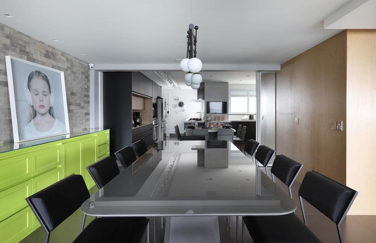 Minimalist Velvet Chair by Tiago Curioni, Brazilian design For Sale at ...