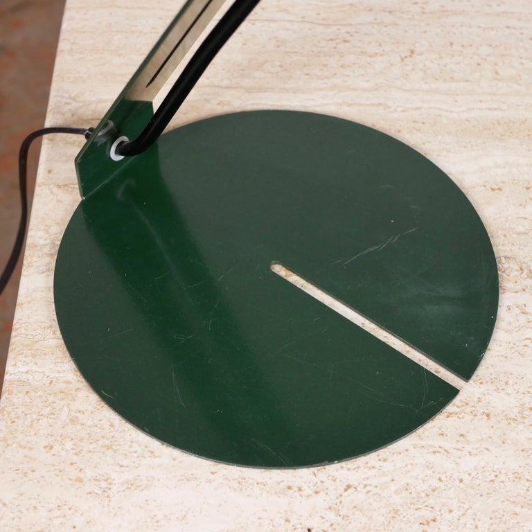 Minimalist Dutch Green Desk Lamp by Herda, 1980s For Sale at 1stDibs