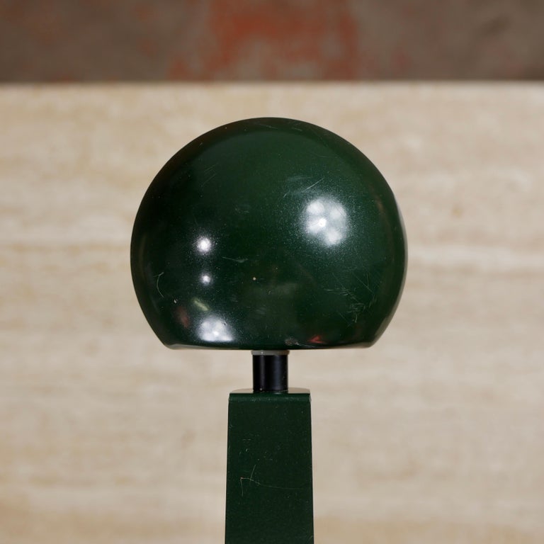 Minimalist Dutch Green Desk Lamp by Herda, 1980s For Sale at 1stDibs