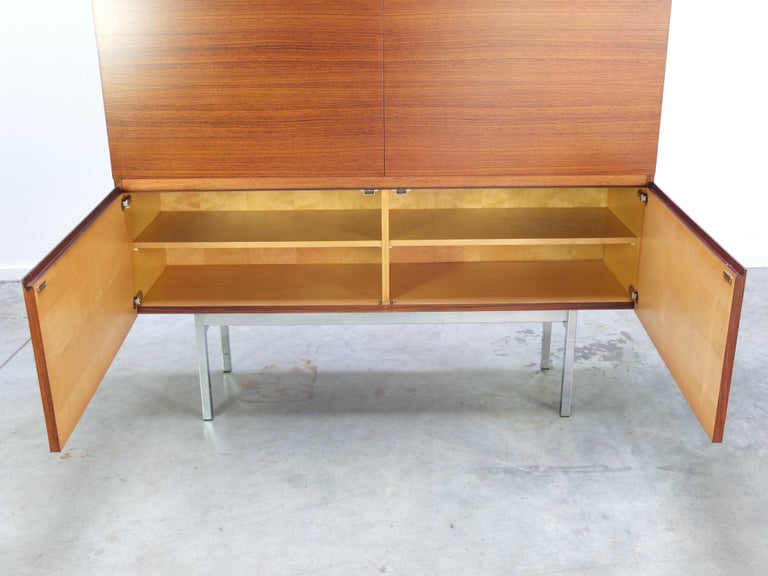 Minimalist Indian Rosewood Bar Cabinet in the Style of Dieter ...