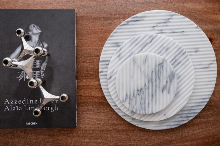 Minimalist Marble Plate Extra Large For Sale at 1stDibs