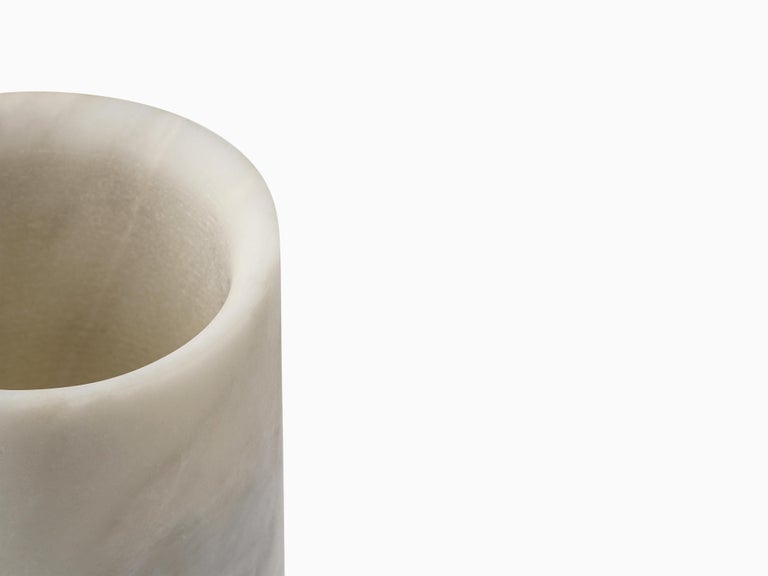 Minimalist Marble Vase Small For Sale at 1stDibs