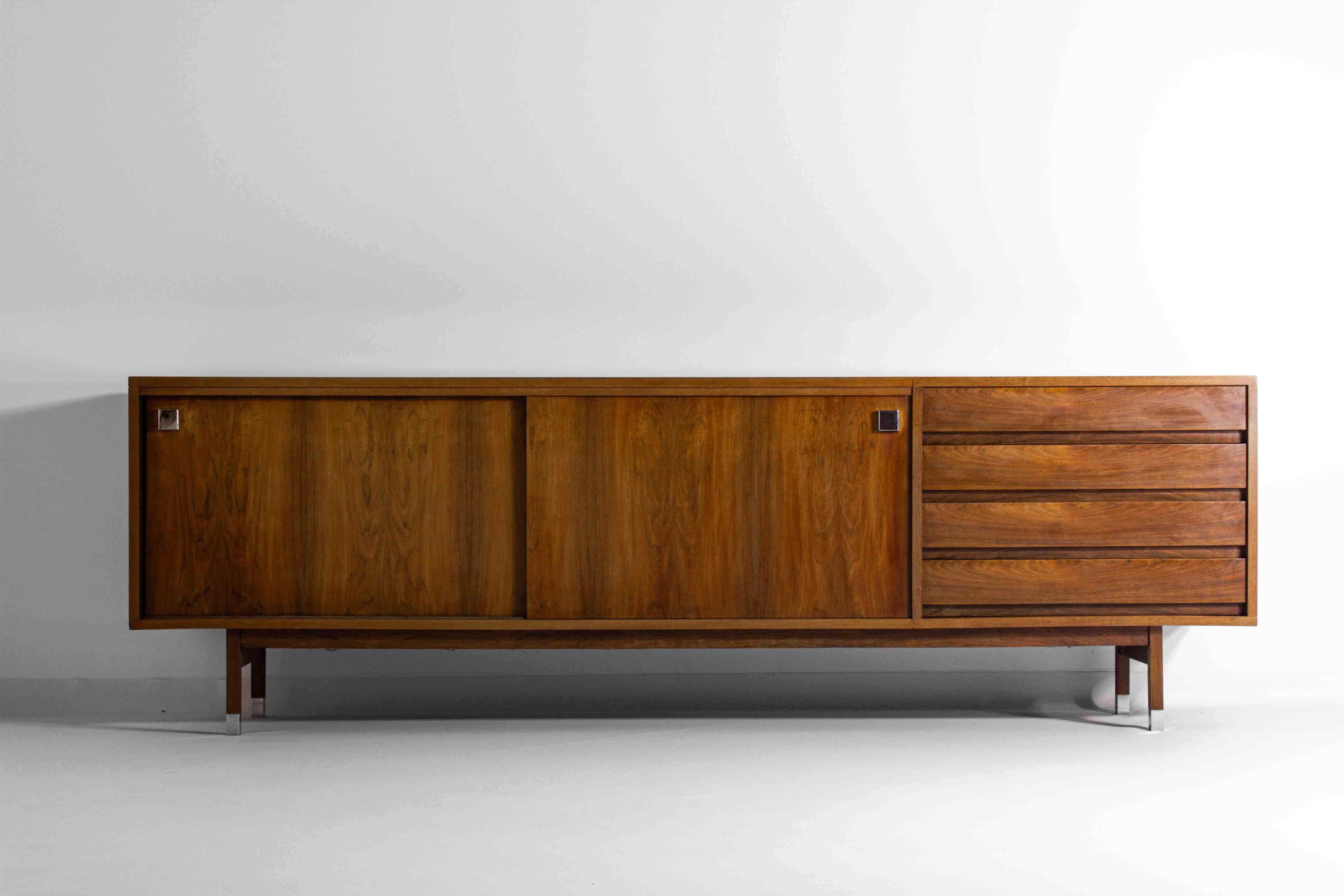 Minimalist mid-century sideboard by Alfred Hendrickx for Belform, 1960s ...