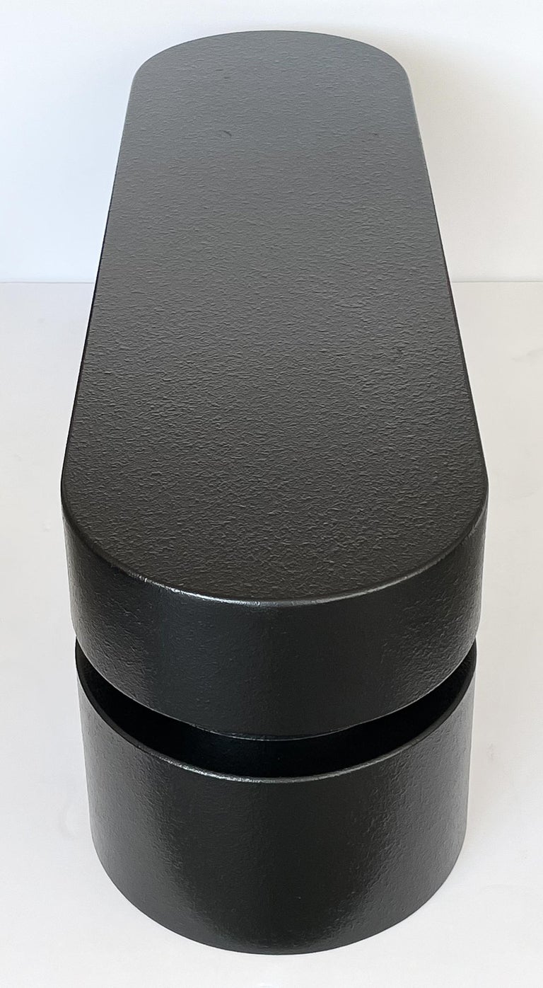 Minimalist Modern Black Narrow Coffee Table / Bench at 1stDibs | black ...