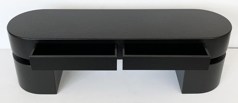 Minimalist Modern Black Narrow Coffee Table / Bench at 1stDibs | black ...