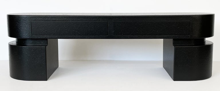 Minimalist Modern Black Narrow Coffee Table / Bench at 1stDibs | black ...