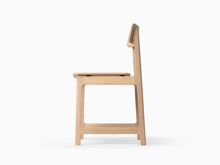 Minimalist Modern Chair in Ash Wood FRAME Collection For Sale at 1stDibs
