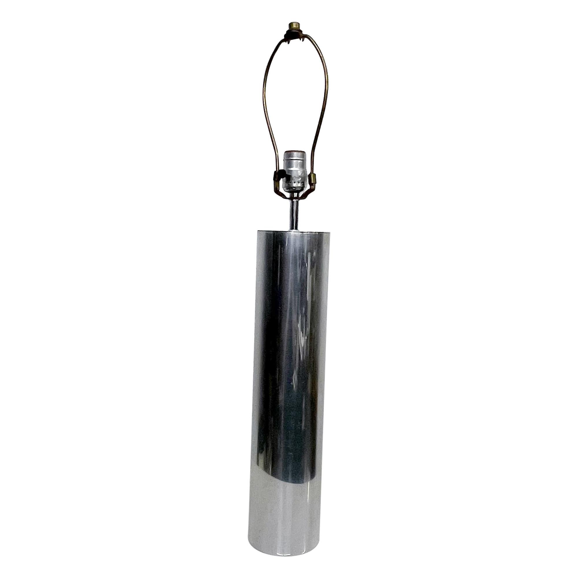 Chrome Metal Ball Lamp by Robert Sonneman. 1970s For Sale at 1stDibs