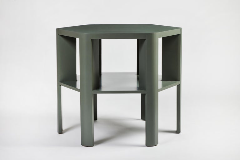Minimalist Modern Lacquered Library Table by Martin and Brockett, Shown ...
