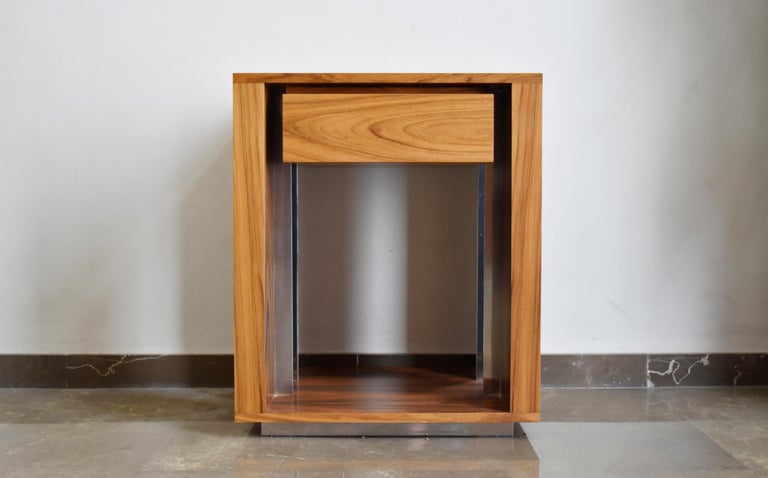 Minimalist Modern Pao Ferro Side Table Twenty by Fermín Verdeguer for ...