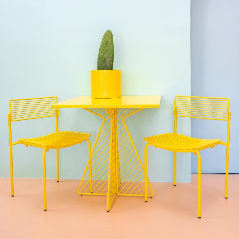 Minimalist Modern Stacking Wire Chair, The Stacking Rachel Chair in ...