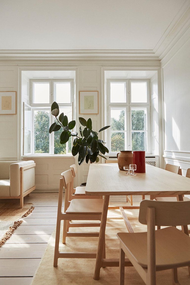 Minimalist Modern Table in Ash Wood FRAME Collection For Sale at 1stDibs