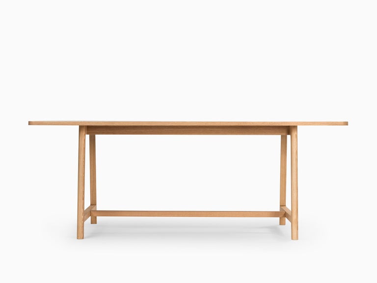Minimalist Modern Table in Ash Wood FRAME Collection For Sale at 1stDibs
