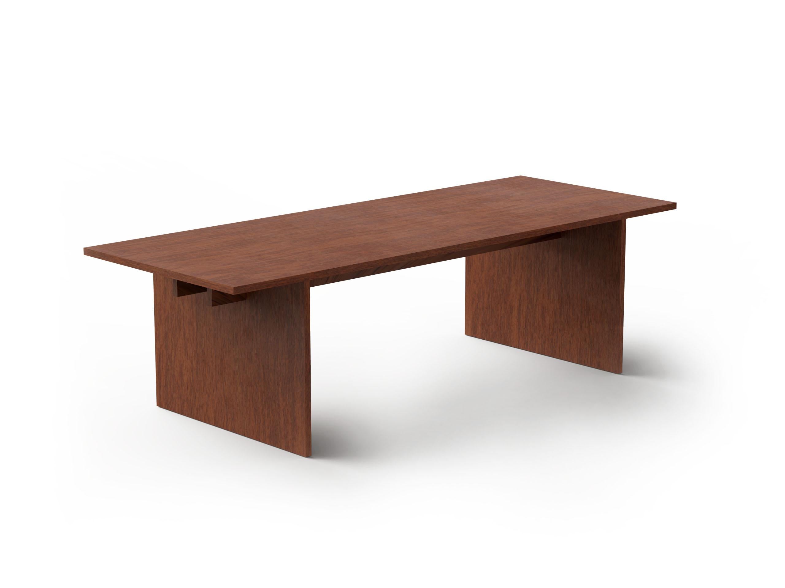 Minimalist Modern Table in Oak Wood For Sale at 1stDibs