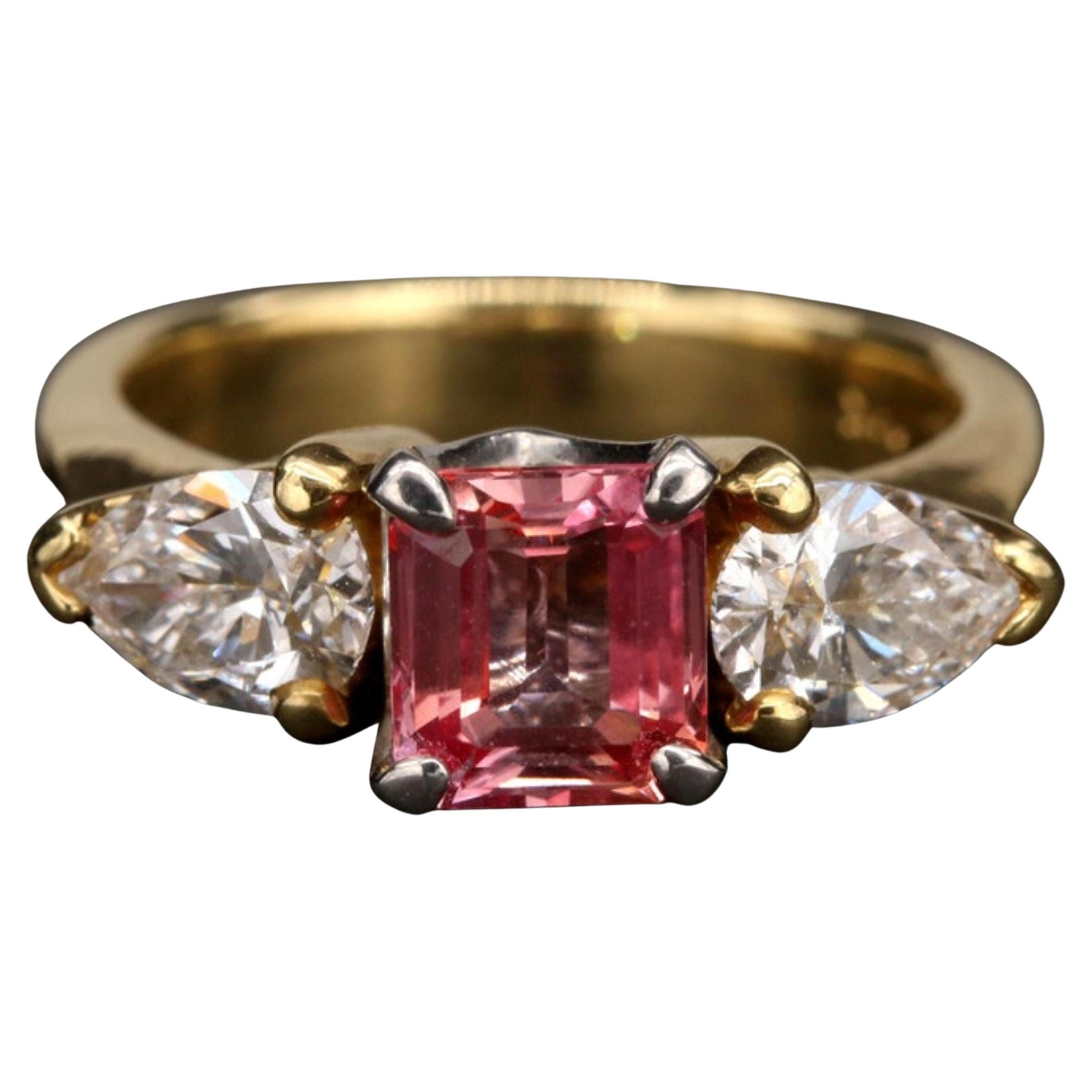 A Three Stone Diamond Ring For Sale at 1stDibs
