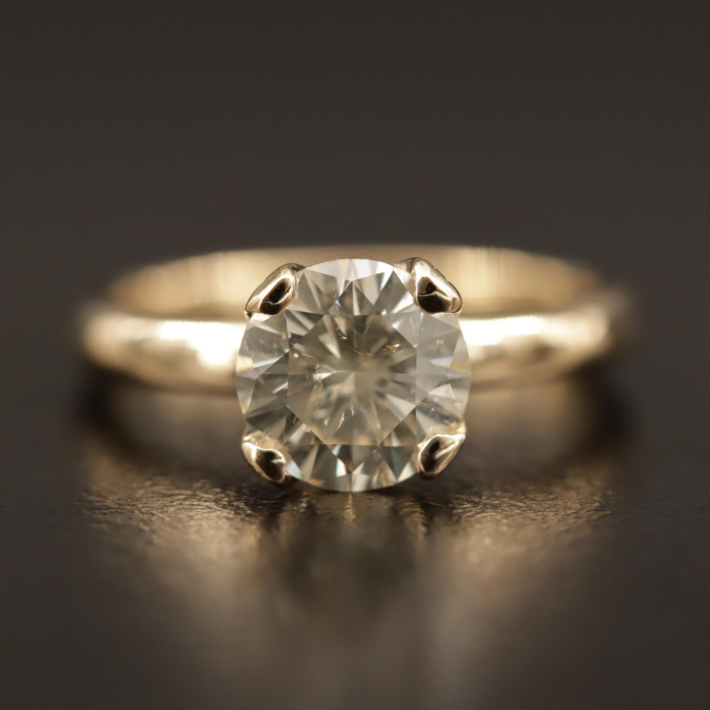 Champagne Diamond Engagement Ring For Sale at 1stDibs | champagne ...