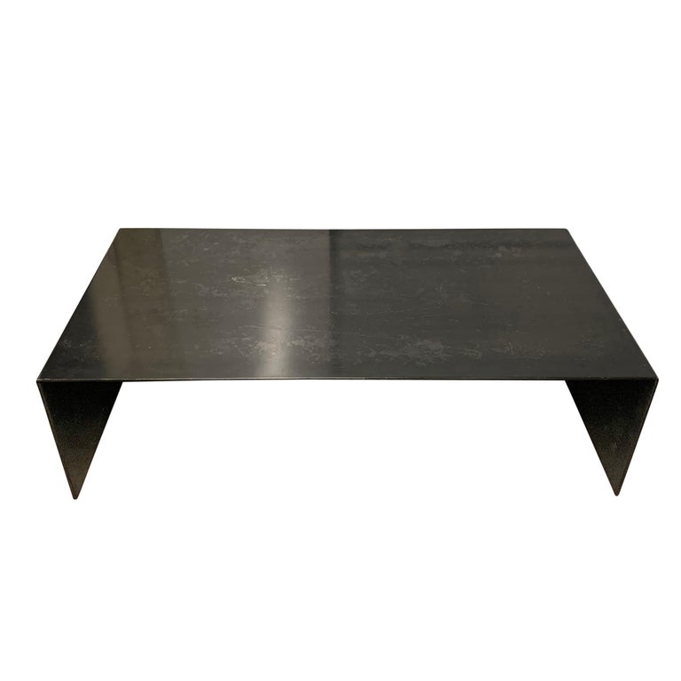Minimalist Steel Coffee Table at 1stDibs