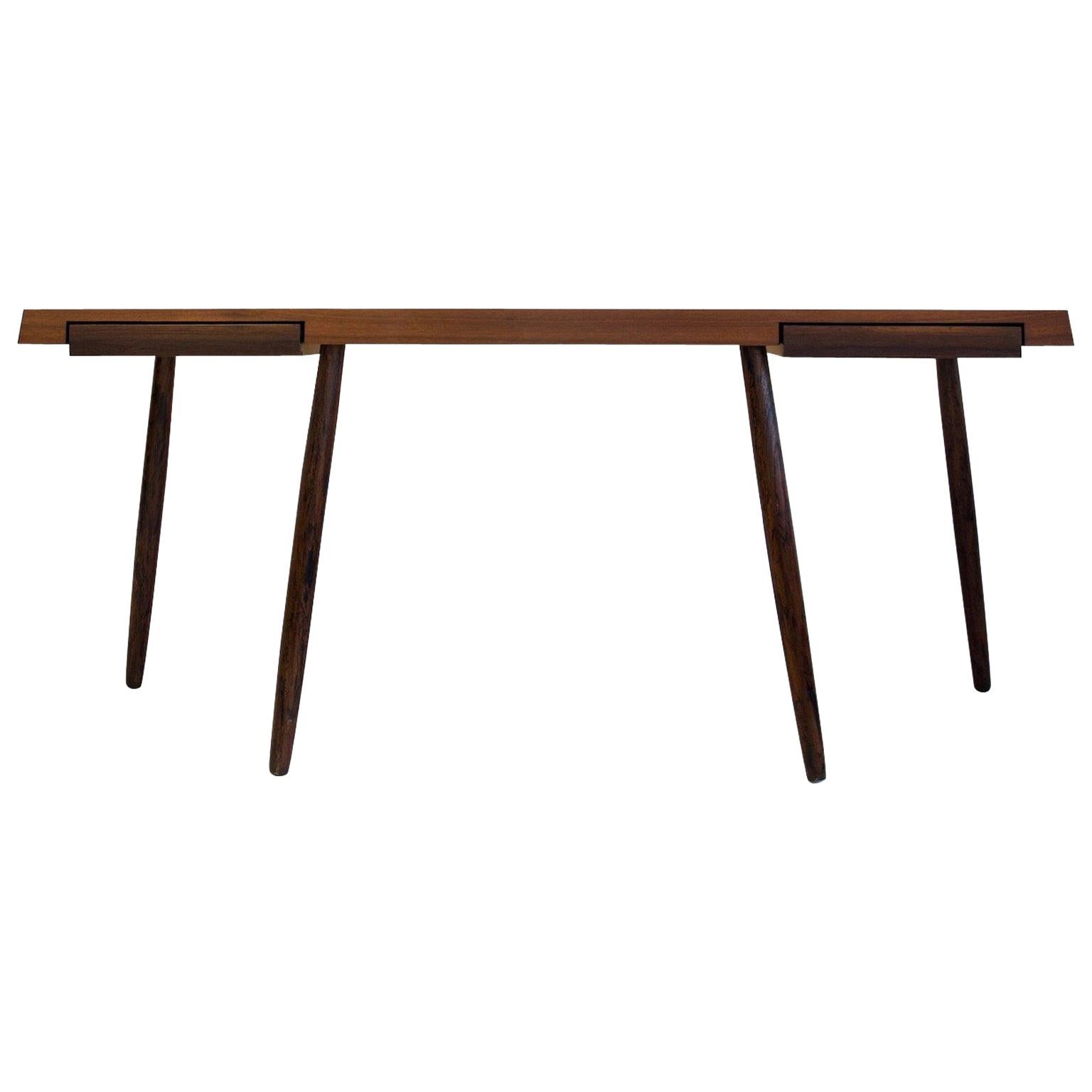Minimalist Style Danish Wooden Writing Table by B.G. Design at 1stDibs ...