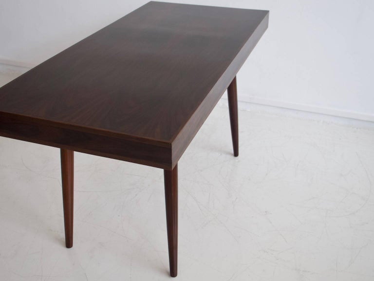 Minimalist Style Desk with Three Drawers and Inclined Legs at 1stDibs