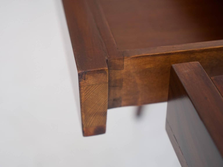 Minimalist Style Desk with Three Drawers and Inclined Legs at 1stDibs