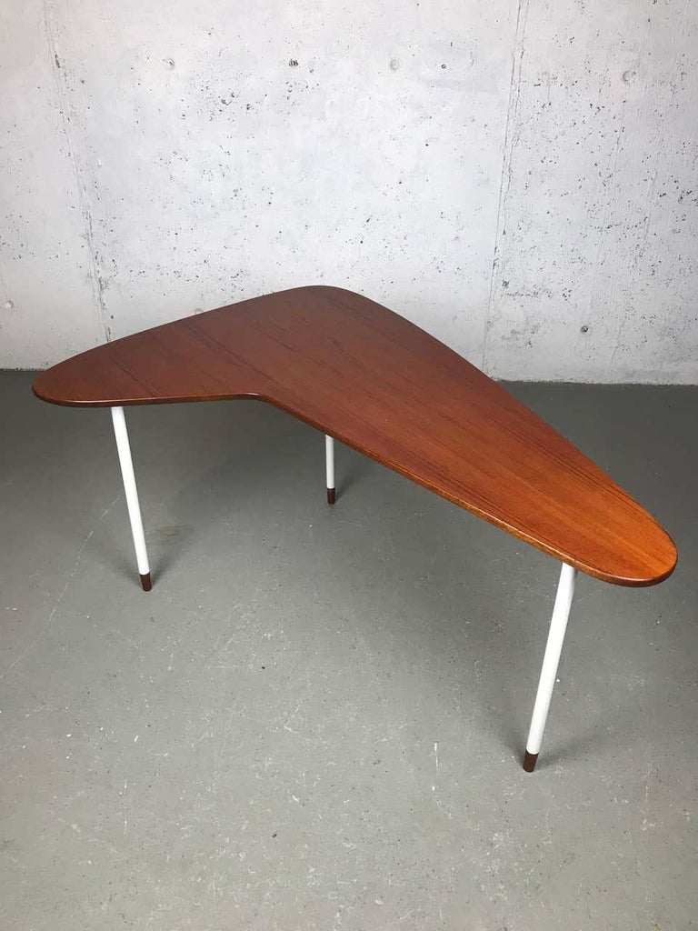 Mid Century Modern Boomerang Coffee Table in Teak after Finn Juhl at ...