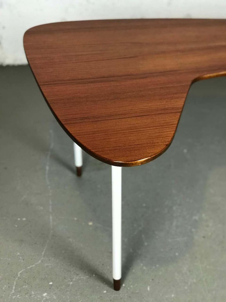 Mid Century Modern Boomerang Coffee Table in Teak after Finn Juhl at ...