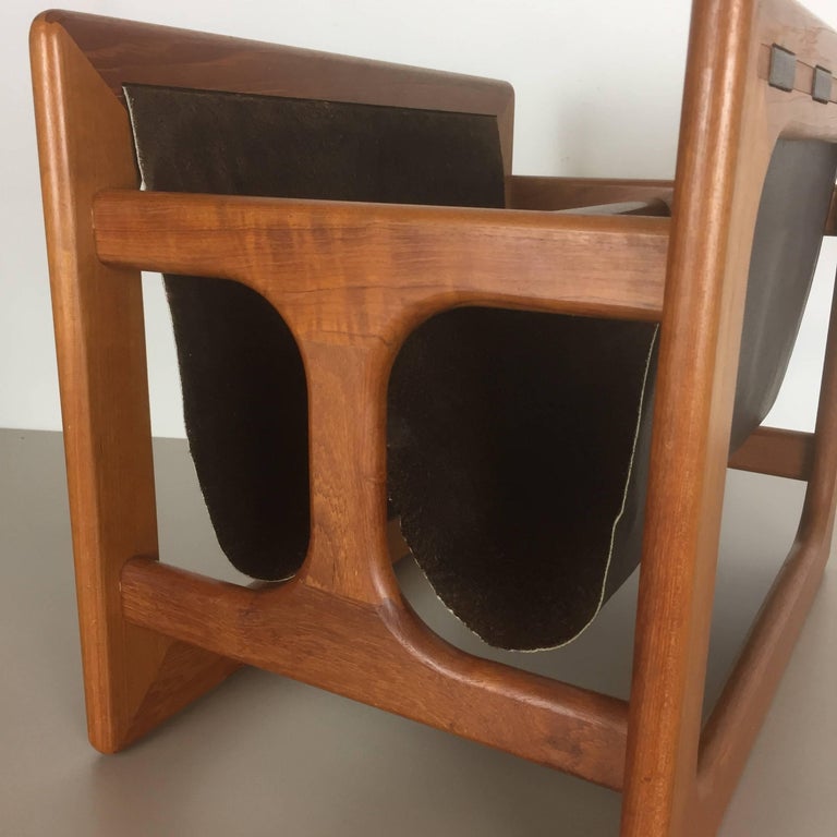 Minimalistic 1970s Danish Teak Magazine Rack Design Made by Salin ...