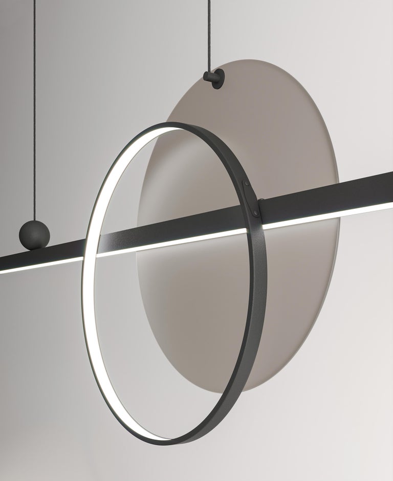 Minimalistic Ciling Lamp Mid glass-1200, Glass Edition, Modern Style ...