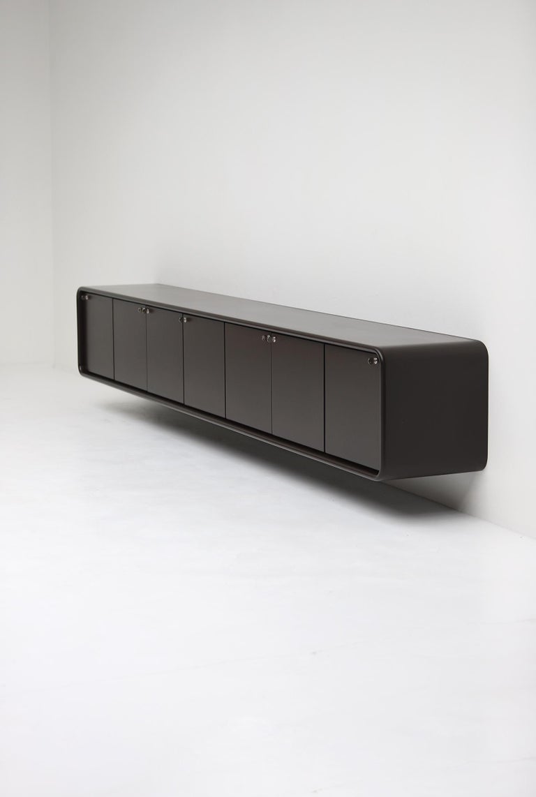 minimalistic floating sideboard 'Janda' designed by Frank De Clercq ...