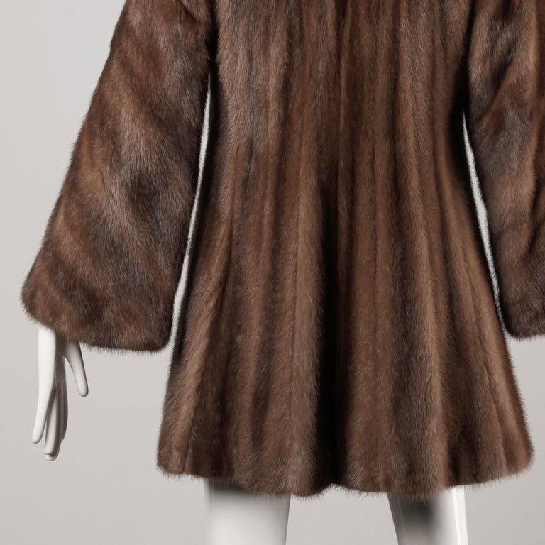 Mink + Sable Fur Coat at 1stDibs