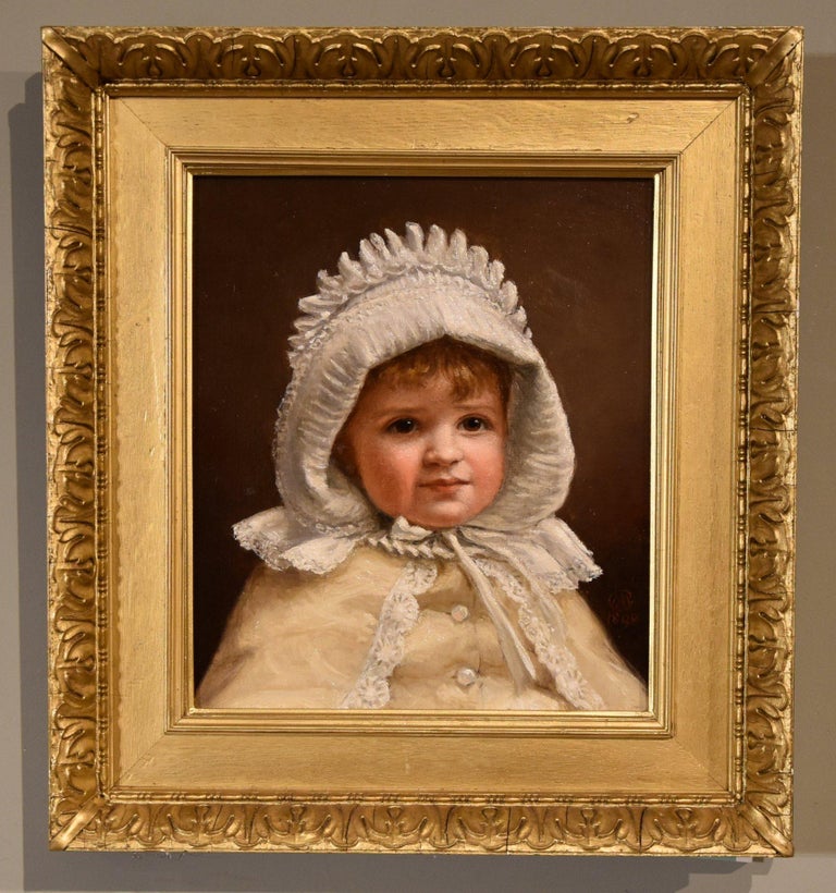 Minnie Agnes Cohen - Oil Painting by Minnie Agnes Cohen The New Bonnet ...