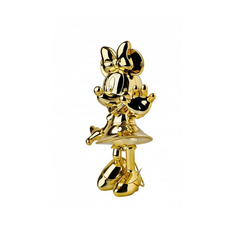 In Stock in Los Angeles, Minnie Mouse Gold Metallic, Pop Sculpture ...