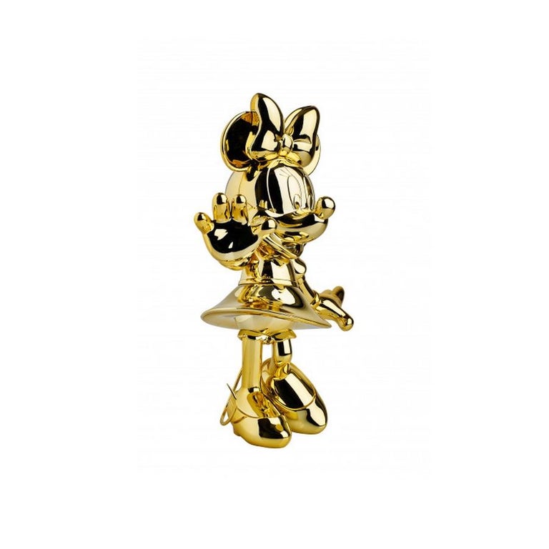 In Stock in Los Angeles, Minnie Mouse Gold Metallic, Pop Sculpture ...