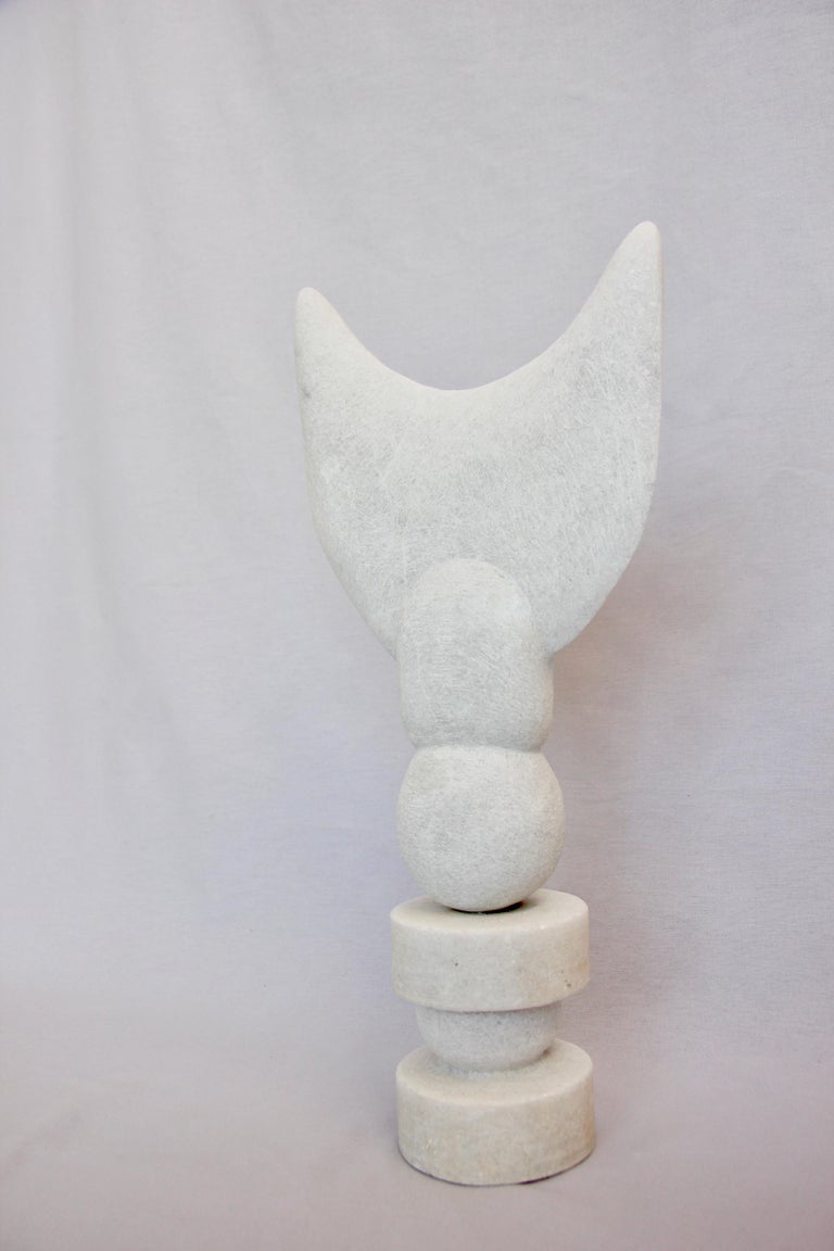 Minoan, Naxian Marble Shelf Sculpture, Tom von Kaenel at 1stDibs