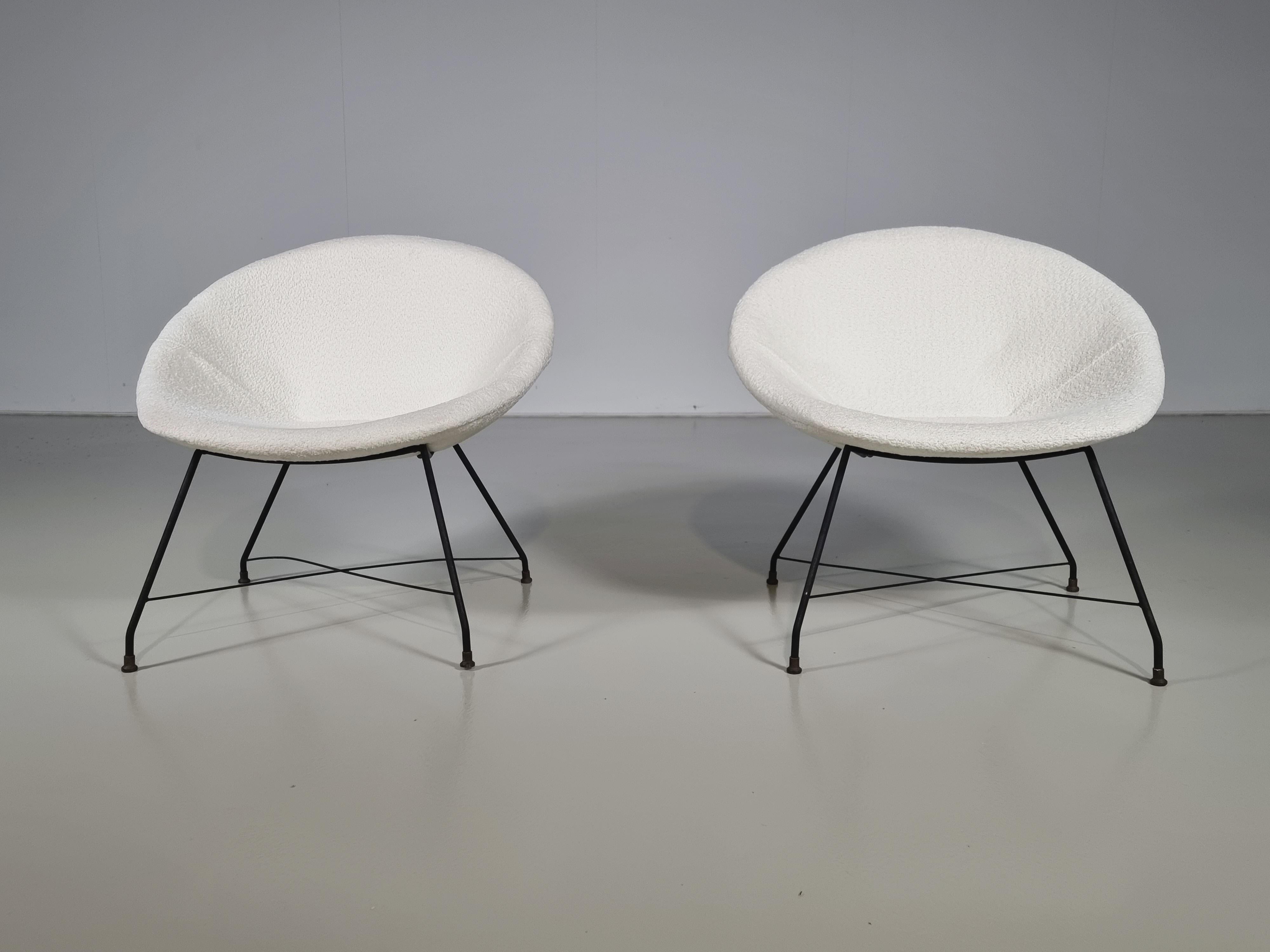 ‘Minoletta’ Lounge Chairs by Augusto Bozzi for Saporiti, 1950s For Sale ...