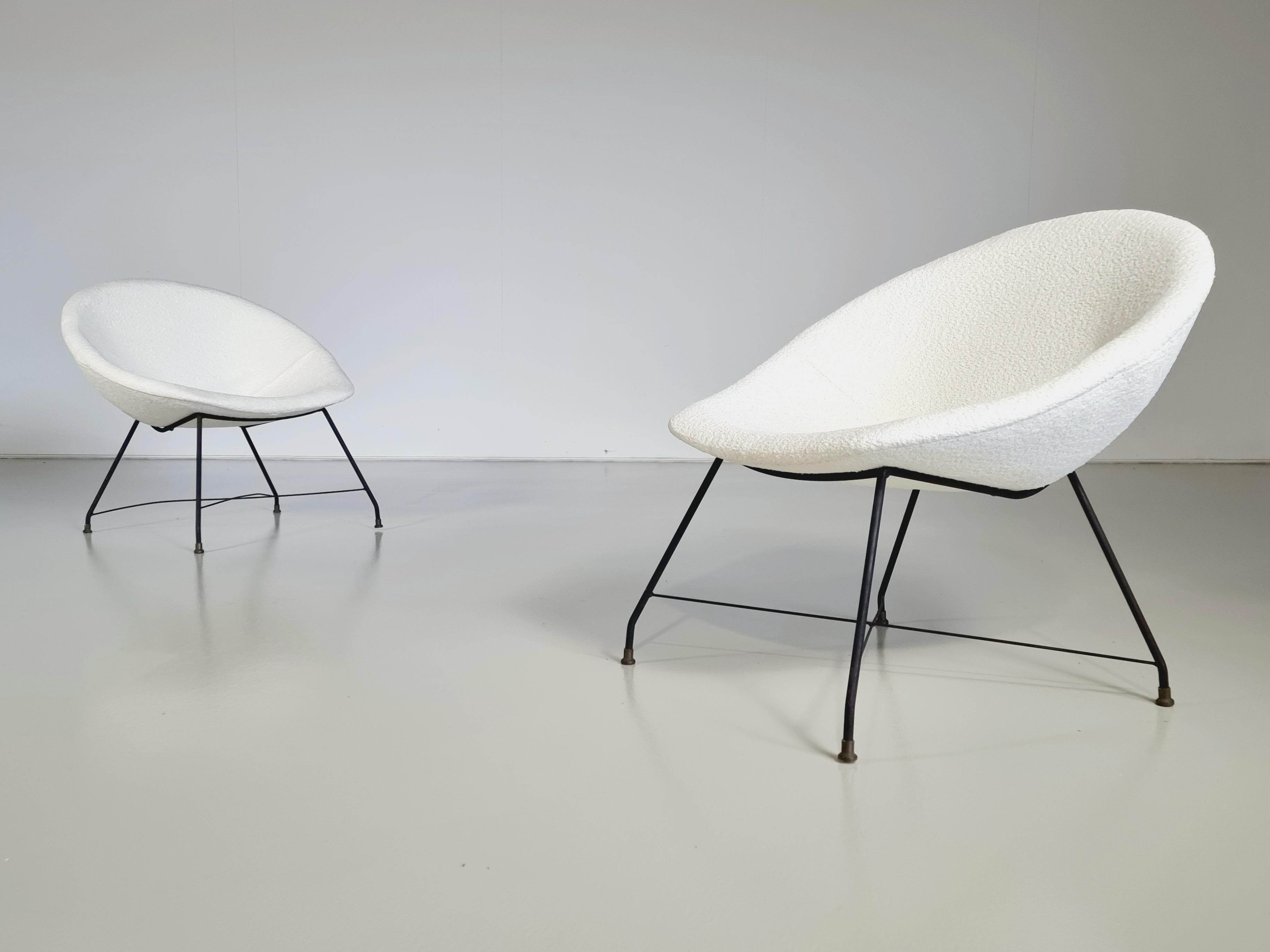 ‘Minoletta’ Lounge Chairs by Augusto Bozzi for Saporiti, 1950s For Sale ...