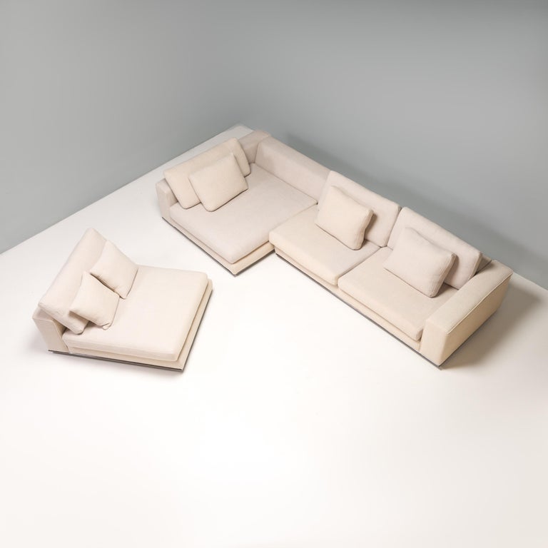 Minotti by Rodolfo Dordoni Beige Boucle Andersen Line Corner Modular ...