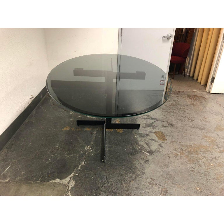 Minotti Catlin Oval Smoked Grey Glass Table For Sale at 1stDibs ...