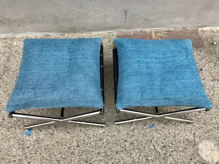 Minotti X Base 'Self' Benches with Custom Kilim Pads For Sale at 1stDibs